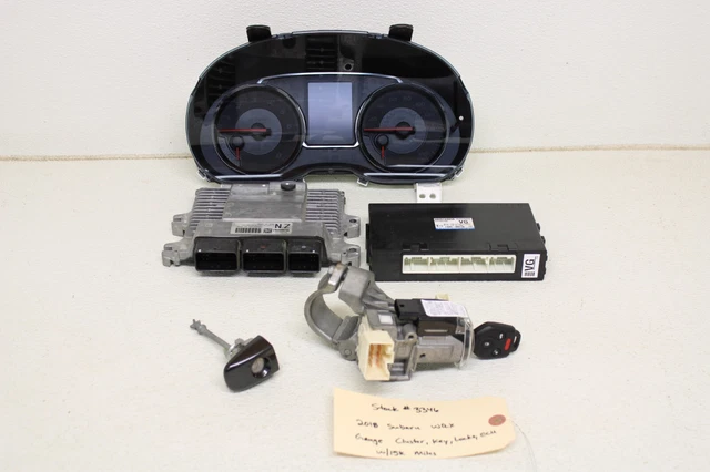 SUBARU WRX GAUGE Cluster Locks Key ECU Integrated Module 15k Miles Oem ...
