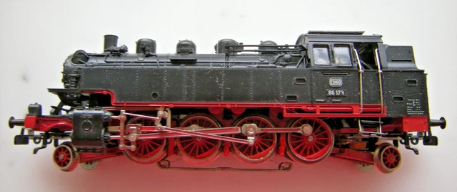 MÄRKLIN MODELLEISENBAHN DAMPFLOK 3096 BR 86 173 Epoche III DB H0 Digital läuft EUR 59,90 ...