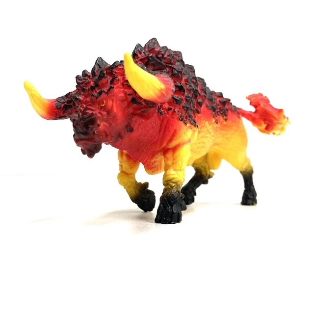 SCHLEICH 42493 ELDRADOR Creatures Fire Bull Figure Mythical Beast Toy ...