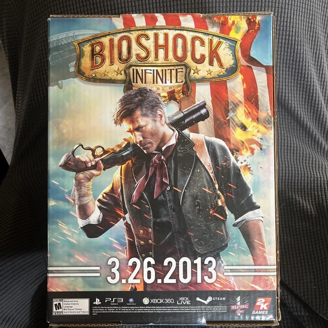 RARE BIOSHOCK INFINITE Promo Game Store Shop Standee Display Sign Box ...