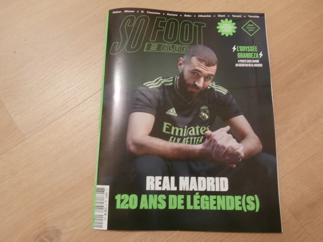 KARIM BENZEMA, REAL Madrid, L'odyssee Grandeza, Magazine So Foot (Jt29 ...