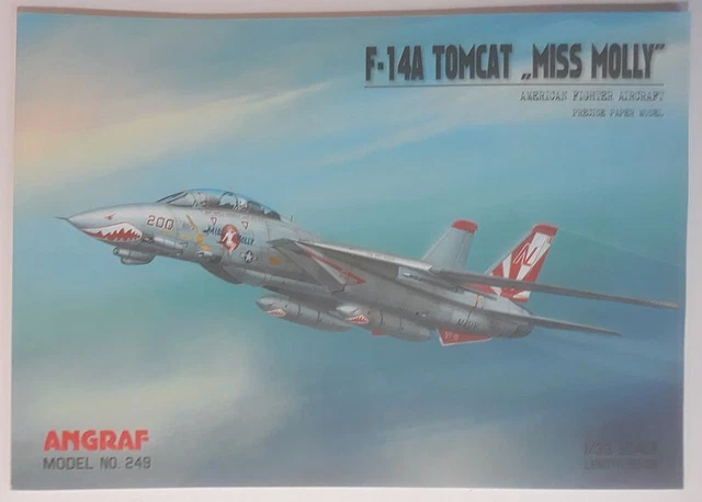 ANGRAF MODEL 249 - Amerikanisches Jagdflugzeug Grumman F-14A Tomcat ...
