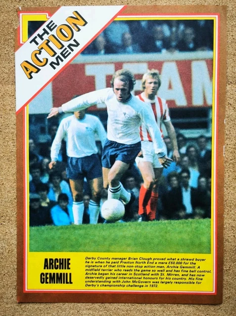 SCORE 1973 FOOTBALL Magazine Annual Picture - Derby County ARCHIE ...