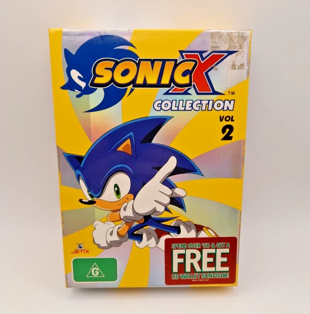 SONIC X COLLECTION Volume 2 DVD 3-Disc Box Set PAL Region 4 $25.95 ...