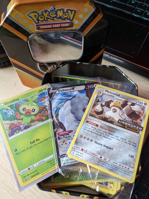 #5 POKÉMON CARDS bulk bundle full V tin mixed sets holo reverse £12.50 ...