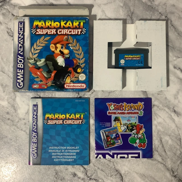 GBA MARIO KART Super Circuit Gameboy Advance CIB £31.87 - PicClick UK