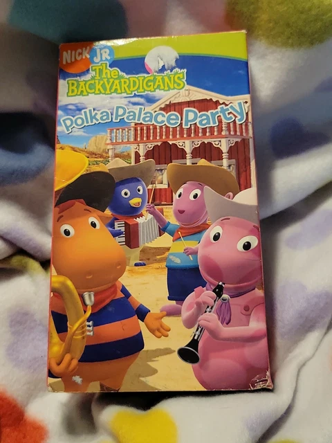 NICK JR THE Backyardigans Polka Palace Party VHS Video Nickelodeon VTG ...