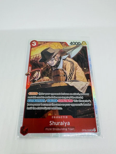 ONE PIECE TCG - Shuraiya OP06-009 - OP06 Wings of Captain - English $5. ...