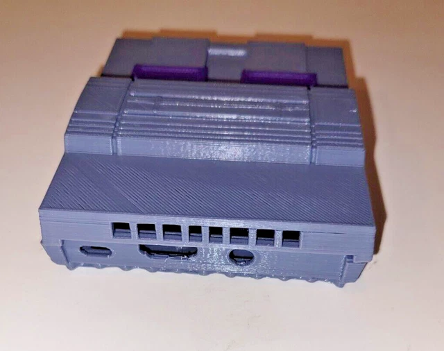 3D PRINT SNES raspberry game console box empty case mini super nintendo ...