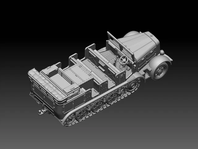 KIT 1/35 LE Sinn, non peint, WW2, armée italienne, Breda 61 Half-track, 250820 EUR 163,86 ...
