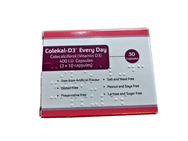VITAMIN D3 COLECALCIFEROL 4000iu CapsuleS - COLEKAL BRAND VITAMIN D3 £5 ...