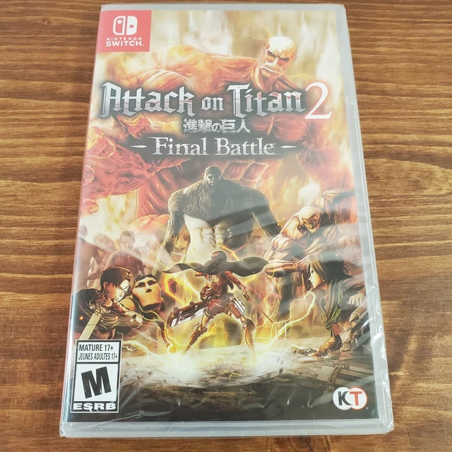 ATTACK ON TITAN 2: Final Battle (Nintendo Switch, 2019) sigillato in ...