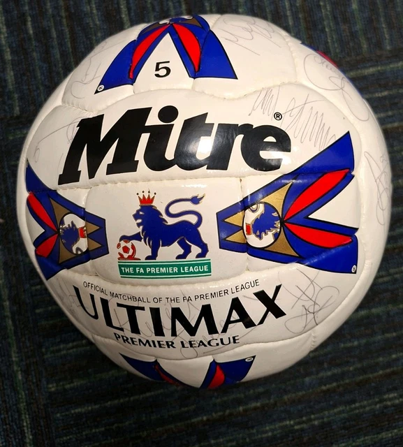 ORIGINAL MITRE ULTIMAX Premier League Match Ball Signed by Derby County ...