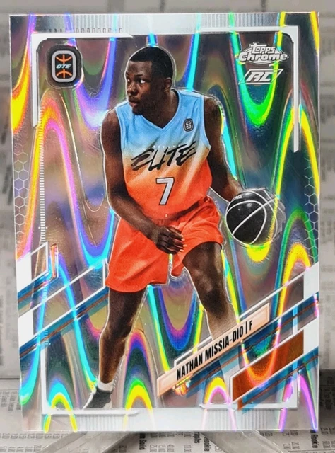 2021-22 TOPP CHROME OTE Elite Nathan Missia-Dio RC Silver RayWave ...