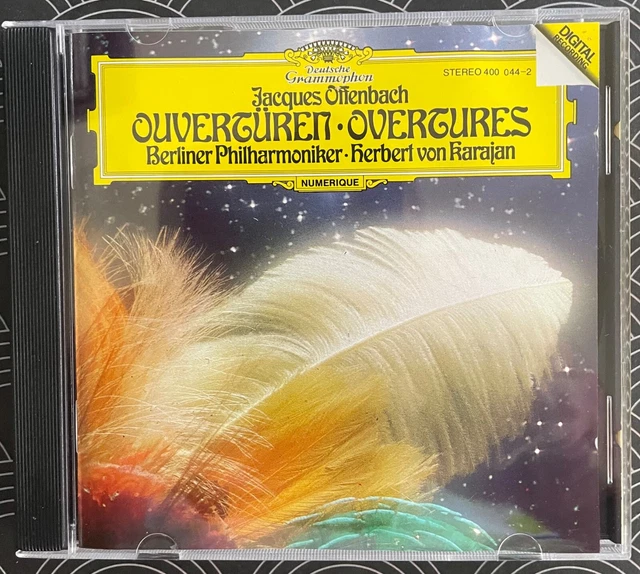 CD- OFFENBACH : Overtures-Berliner-Karajan-Tbe-Deutsche Grammophon -Xv ...