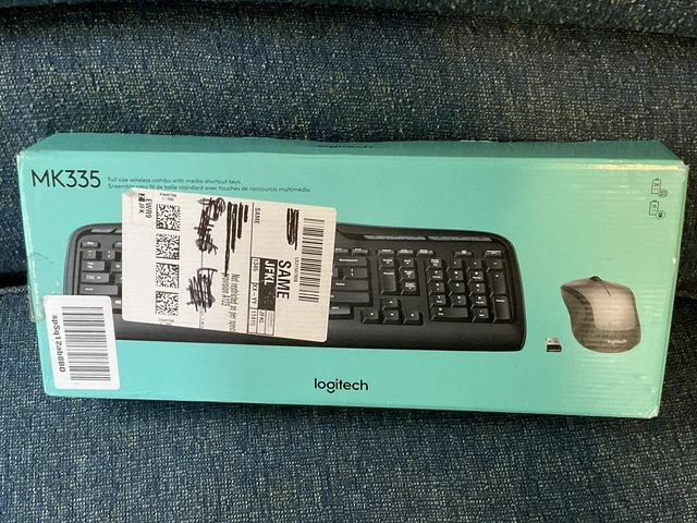 LOGITECH MK335 FULL Size Wireless Combo With Media Shortcut Key ...