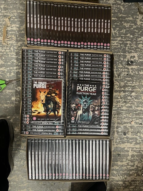 THE PURGE DVDS Job Lot X100 New Sealed £26.70 - PicClick UK