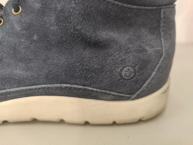 BORN NIGEL MENS Boot Size 11.5M Shark Blue SUEDE H48332 £27.19 ...