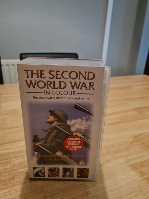 THE SECOND WORLD War In Colour (Box Set) (VHS, 1999) £1.00 - PicClick UK