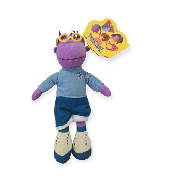 MILO SOFT TOY PURPLE DOLL ON BEAN BAG THE TWEENIES * CBBC WORLDWIDE ...