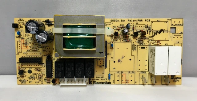ELECTROLUX OVEN RELAY / PWR Board PCB-0046, 3164627, EHP316462715 REV x ...
