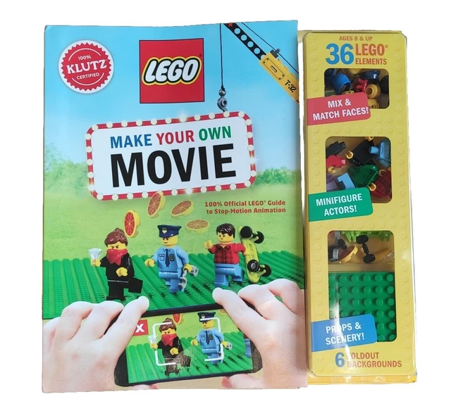 LIBRO LEGO MAKE Your Own Movie (Klutz) - Guide to Stop-Motion Animation ...