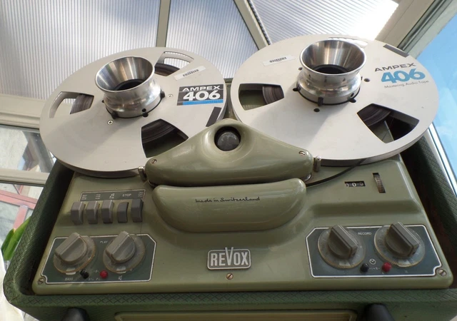 AMPEX 9.3/4-10INS NAB REELS for REVOX B36 C36 D36 E36 F36 TAPE RECORDER ...