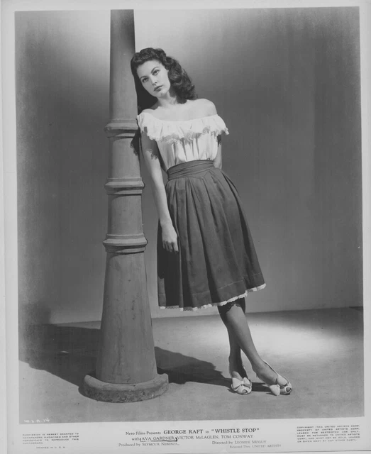 Superbe Photo Originale Us Actrice Ava Gardner 1945 Whistle Stop 20 X