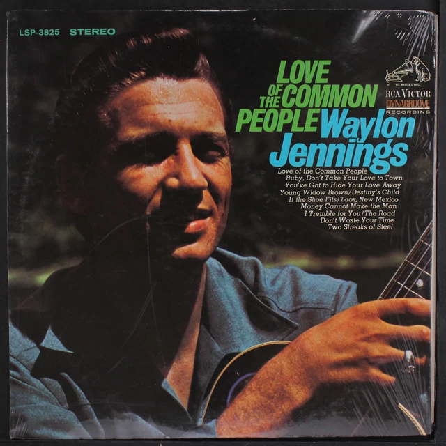WAYLON JENNINGS : Love Of The Common People Rca 12 " LP 33 RPM EUR 32 ...