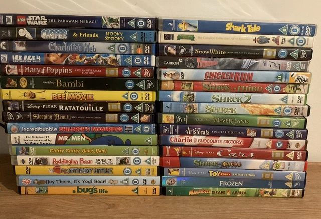 DVD BUNDLE - 32 kids DVDs £5.00 - PicClick UK