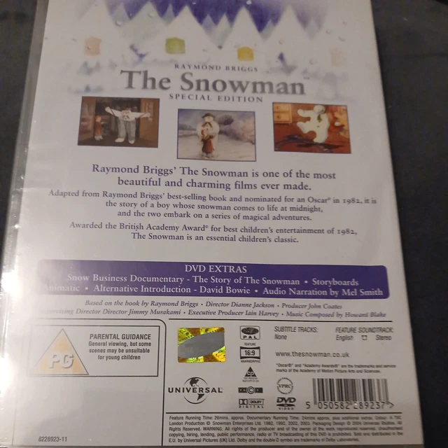 🆕️📀 THE SNOWMAN Dvd - Special Edition - ️ Brand New And Sealed ️ Uk Seller £2.75 - PicClick UK