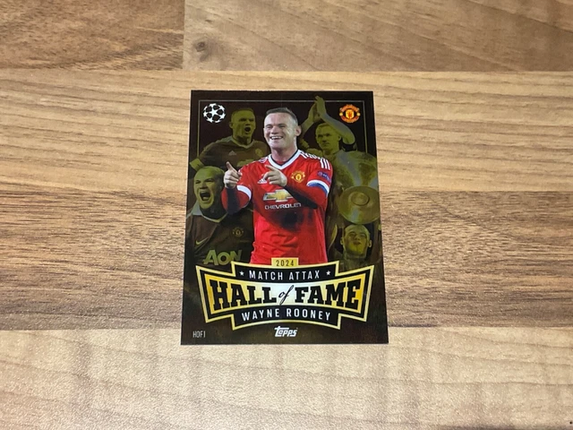 MATCH ATTAX 2024 2025 24 25 Wayne Rooney Manchester United Hall Of Fame ...