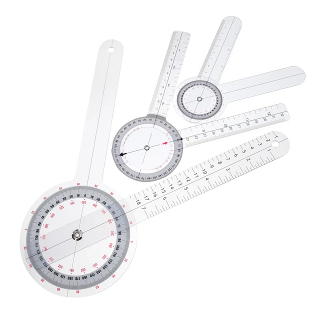3PCS PROTRACTOR RULER Small Medical Goniometer Measuring Protractor Goniometer £13.95 - PicClick UK