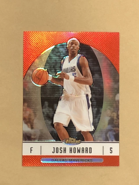 2007 TOPPS FINEST Refractor Josh Howard #33 NM-MT Sharp! Dallas ...