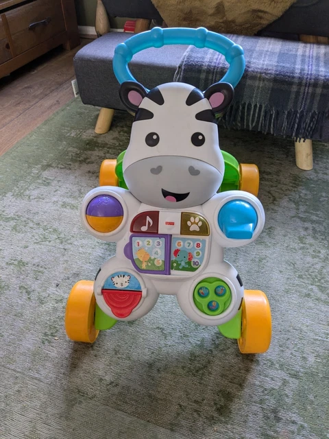 FISHER-PRICE FIRST STEPS Zebra Walker for Babies - Multicoloured £7.90 ...