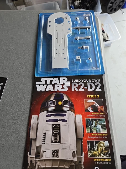1:2 SCALE DEAGOSTINI Star Wars Build Your Own R2-D2 Issue 2 Complete ...
