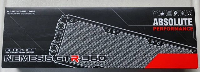 HARDWARE LABS BLACK Ice® Nemesis® 360GTR Black Carbon Radiator ...