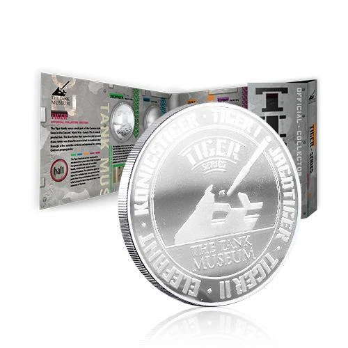 THE TANK MUSEUM World War II German Tiger Tank Complete 5 Silver Coin ...