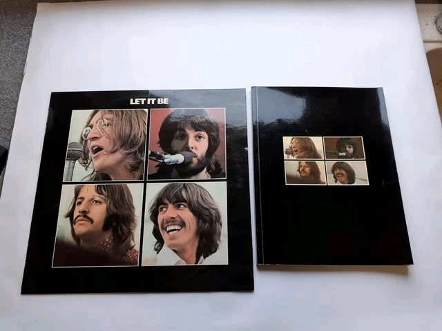 THE BEATLES 1970 vinyl album Let It Be & Book near mint £90.00 ...