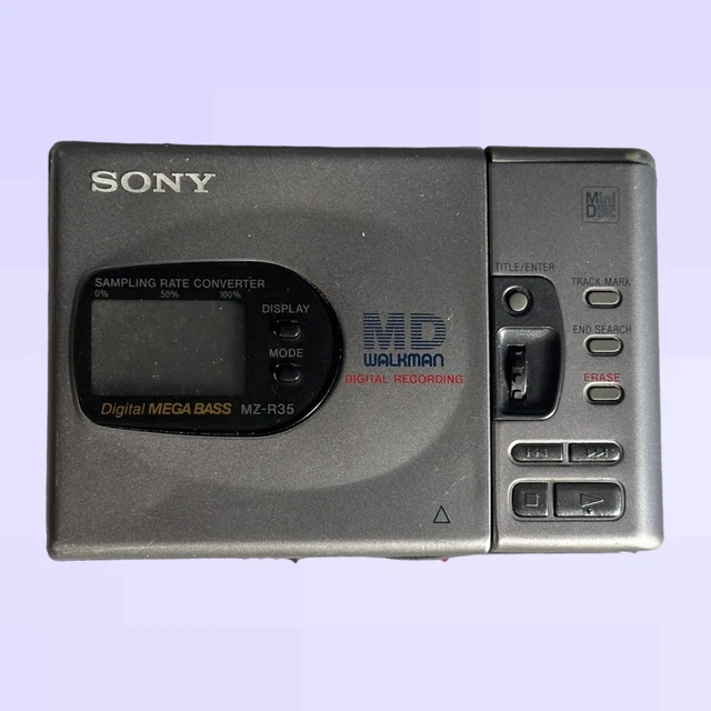 VINTAGE SONY WALKMAN MZ-R35 Personal MD Minidisc Player |Turns On ...