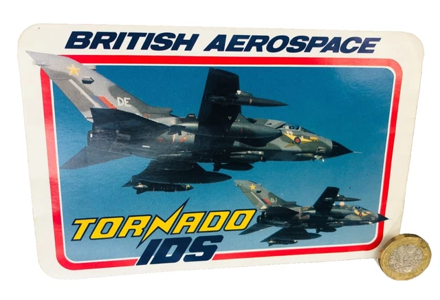 STICKER AIRCRAFT TORNADO IDS British Aerospace Plane Rare Vintage ...