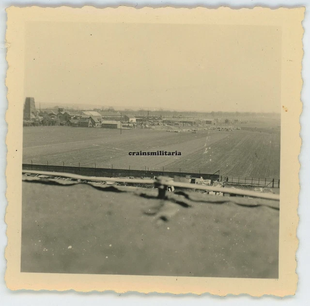 ORIG. FOTO PANORAMA Flak Feuerwehr Stellung am MAN Werk Mainz ...