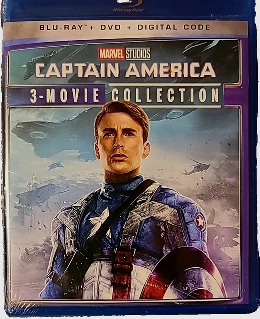 NUEVO CAPITÁN AMÉRICA: COLECCIÓN DE 3 PELÍCULAS Blu-ray-DVD-Digital ...