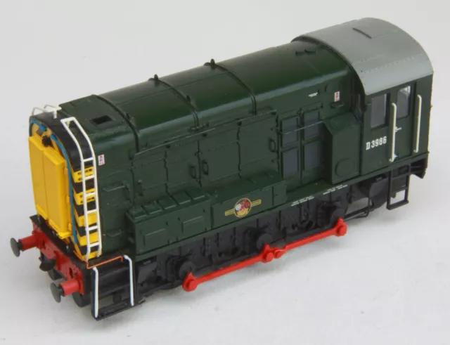 BACHMANN 00 GAUGE Class 08 Diesel Shunter Br Late Green Livery Number ...