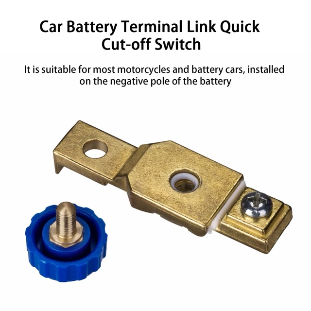 BATTERY DISCONNECT ISOLATOR Dc12v 80a Protection Car Battery Terminal ...