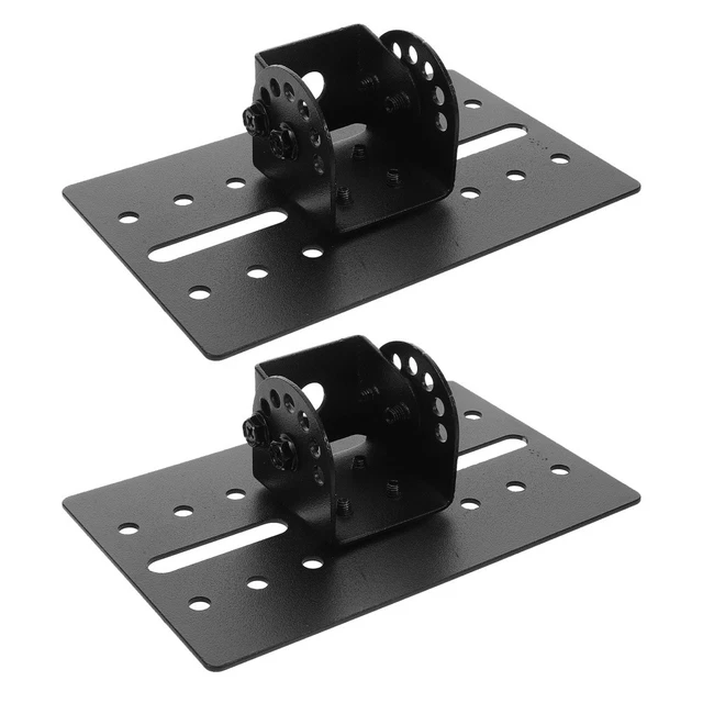 2 PCS SPEAKER Base Installation Bracket Audio Threaded Mounting Plate £ ...
