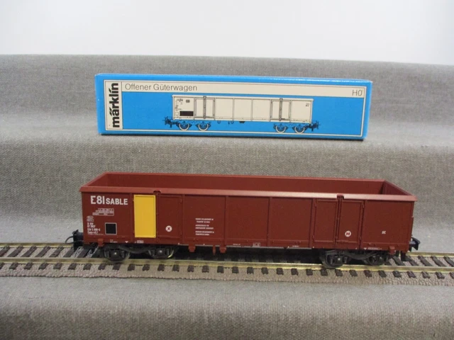 MÄRKLIN SPUR H0 4717 Offener Güterwagen der DB in OVP EUR 17,90 ...