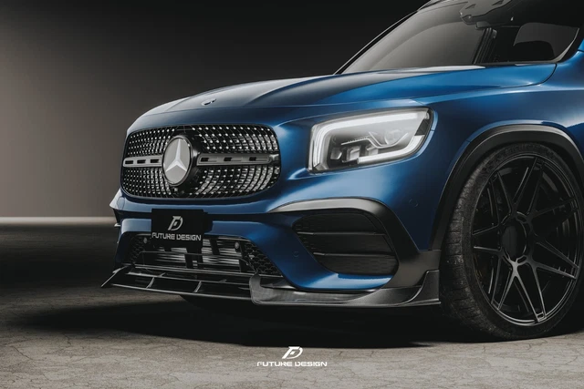 MERCEDES X247 GLB -FD V2 style carbon Frontlippe Spoiler Splitter [ 3 ...