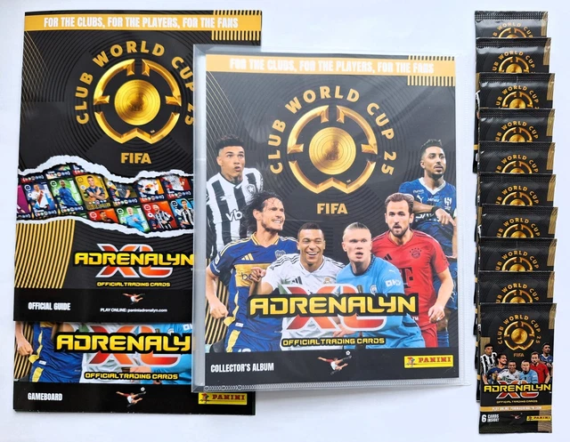 PANINI ADRENALYN XL FIFA Club World Cup 2025 - Sammelmappe + 10 Booster ...
