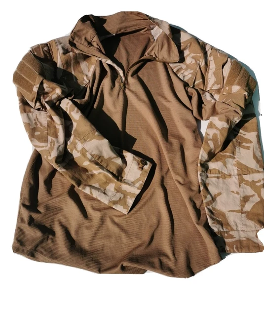 GENUINE BRITISH ARMY Desert DPM UBACS Under Body Armour Combat Shirt ...